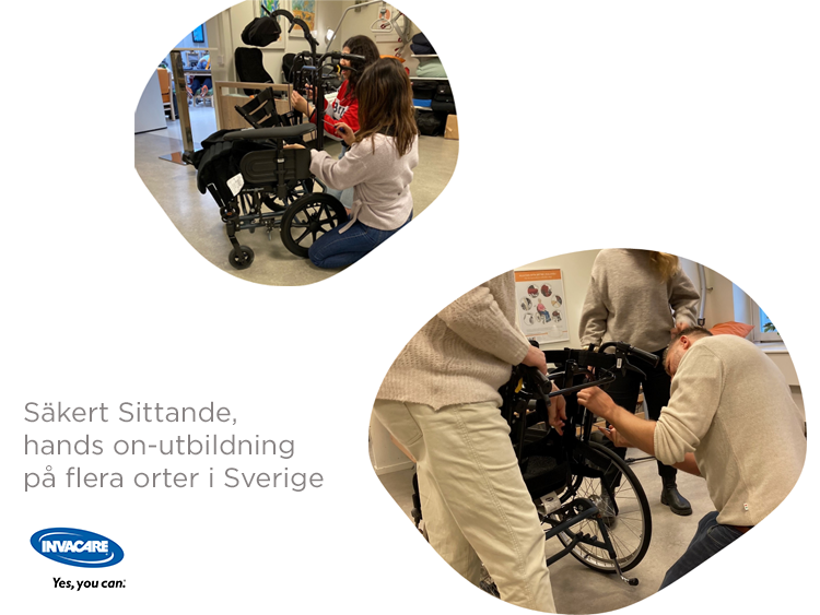 Säkert sittande, utbildning i Hedemora - Invacare Sweden