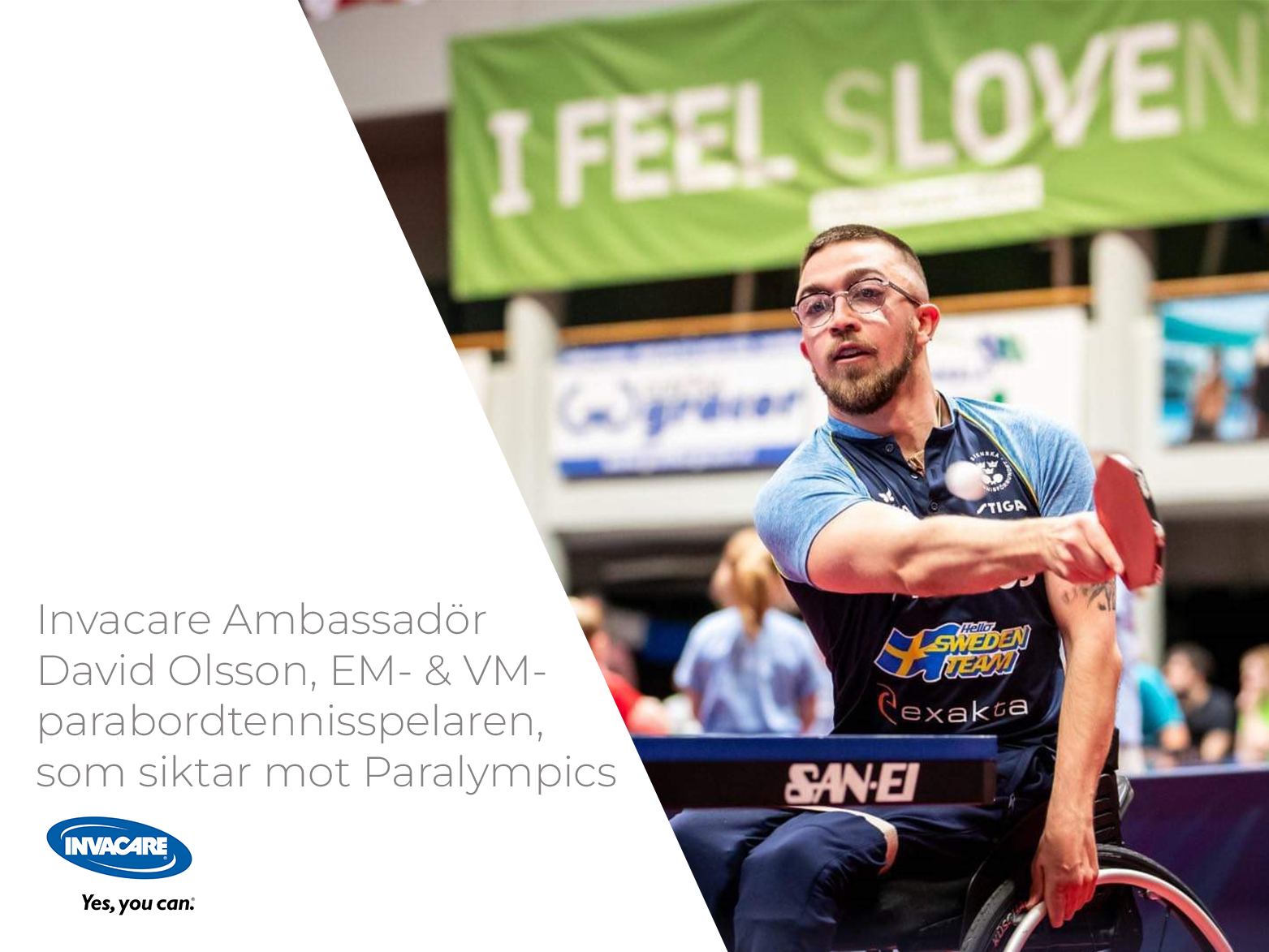 David Olsson - ny ambassadör för Invacare - Invacare Sweden