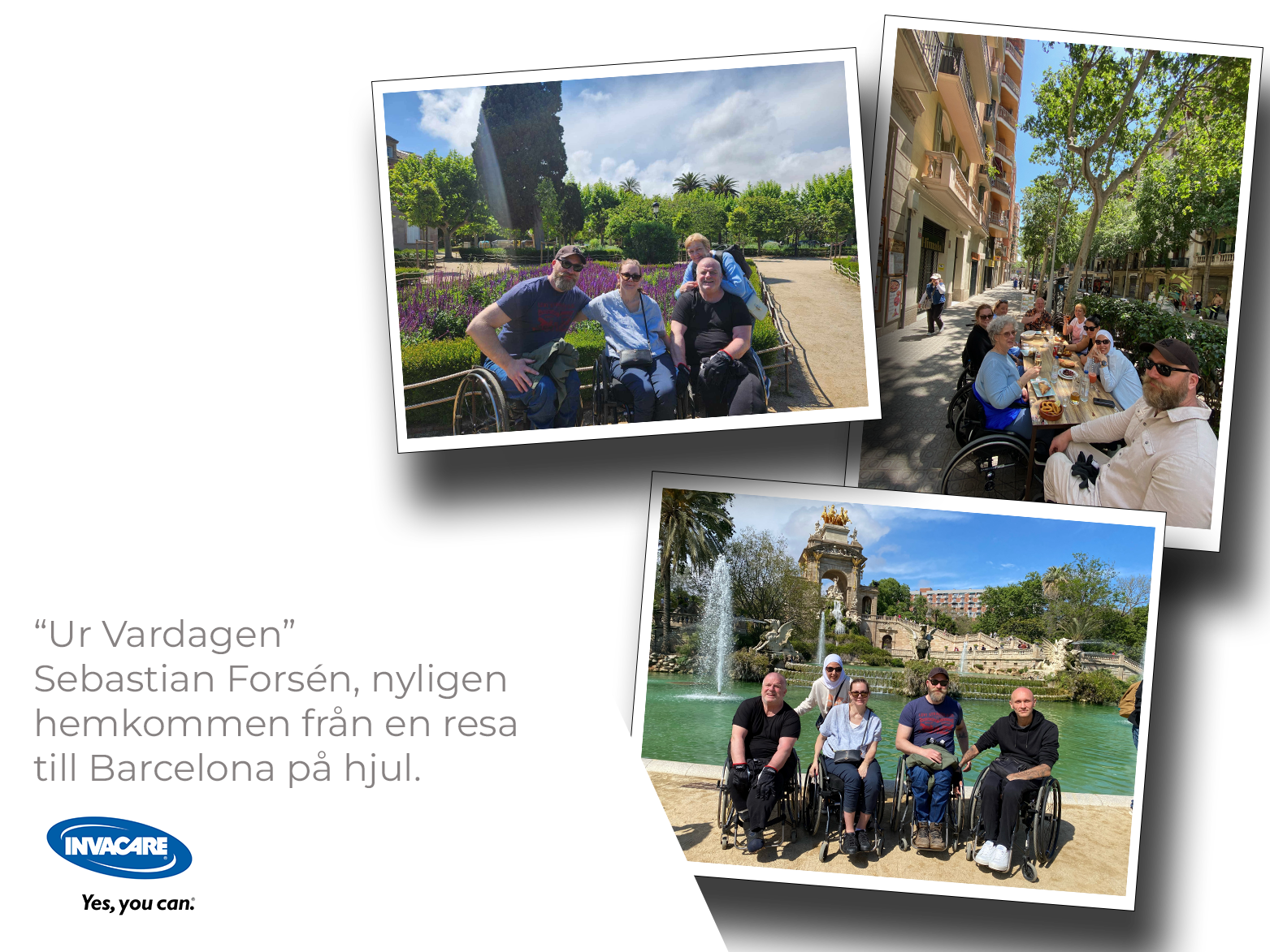 Barcelona-resa! - Invacare Sweden