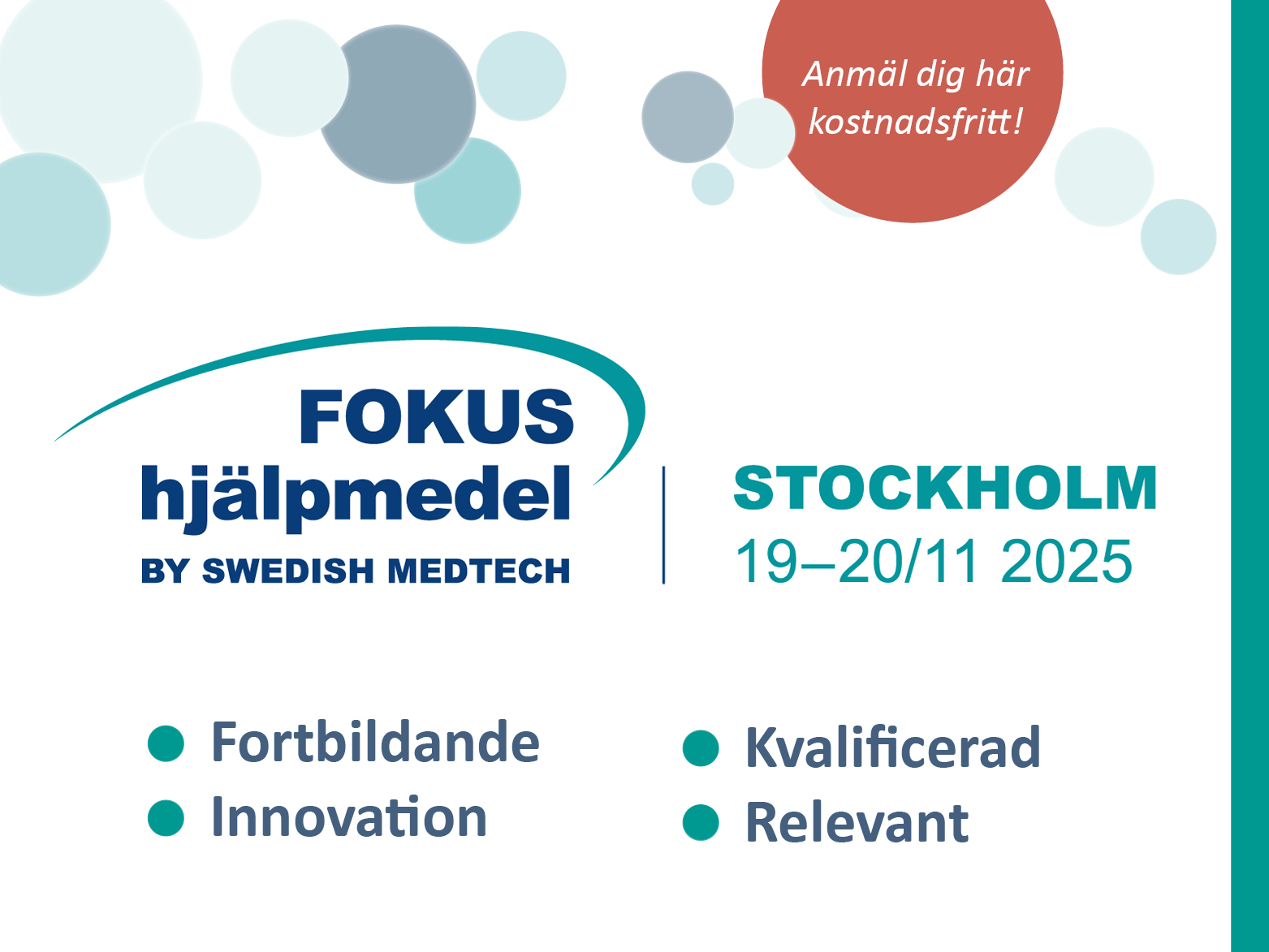 Fokus Hjälpmedel Stockholm 2025 - Invacare Sweden