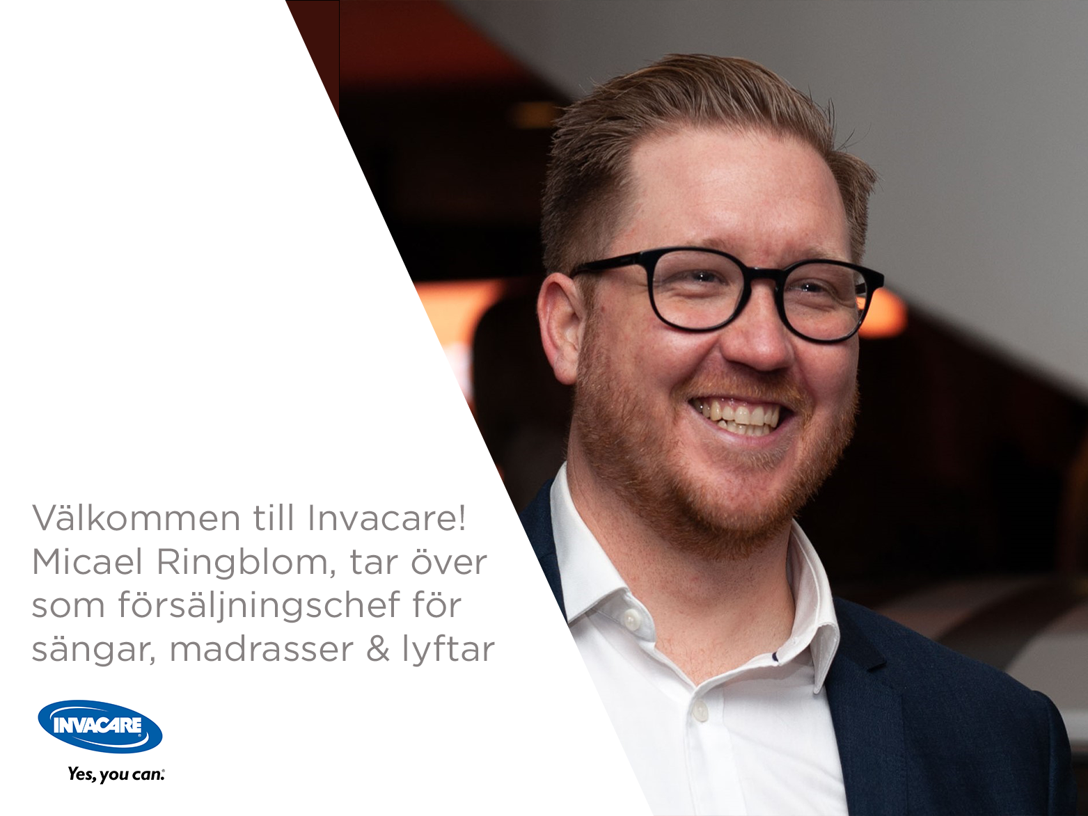 Invacare välkomnar Micael Ringblom - Invacare Sweden